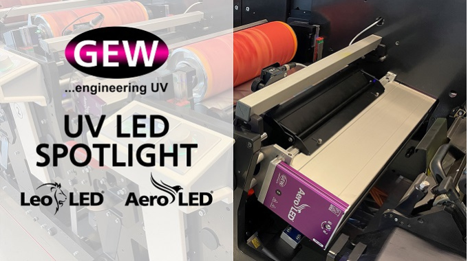 Find out about GEW’s UV LED offerings, LeoLED and AeroLED | Labels & Labeling