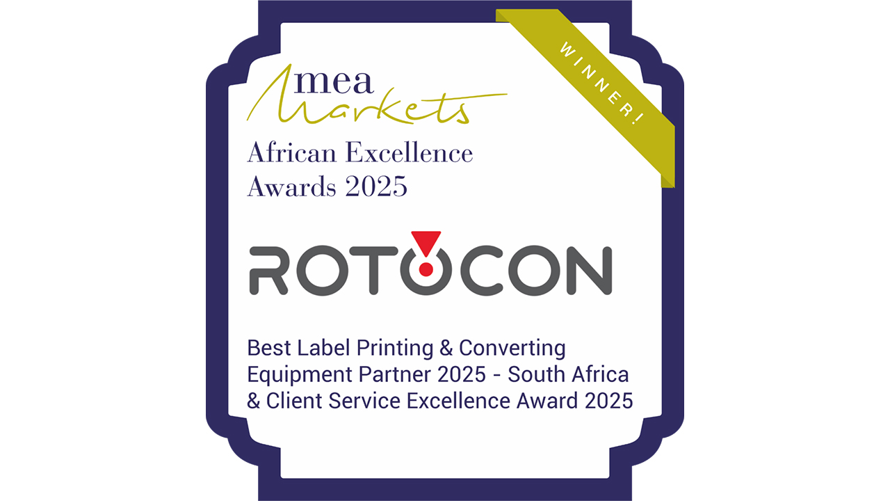 Rotocon wins fourth consecutive African Excellence Award | Labels & Labeling