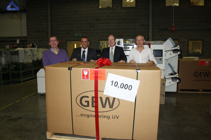 GEW delivers 10,000th UV curing system | Labels & Labeling