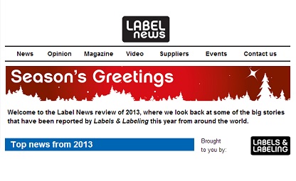 Label News: 2013 in review | Labels & Labeling