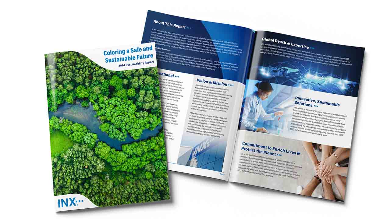 INX 2024 sustainability report now available | Labels & Labeling