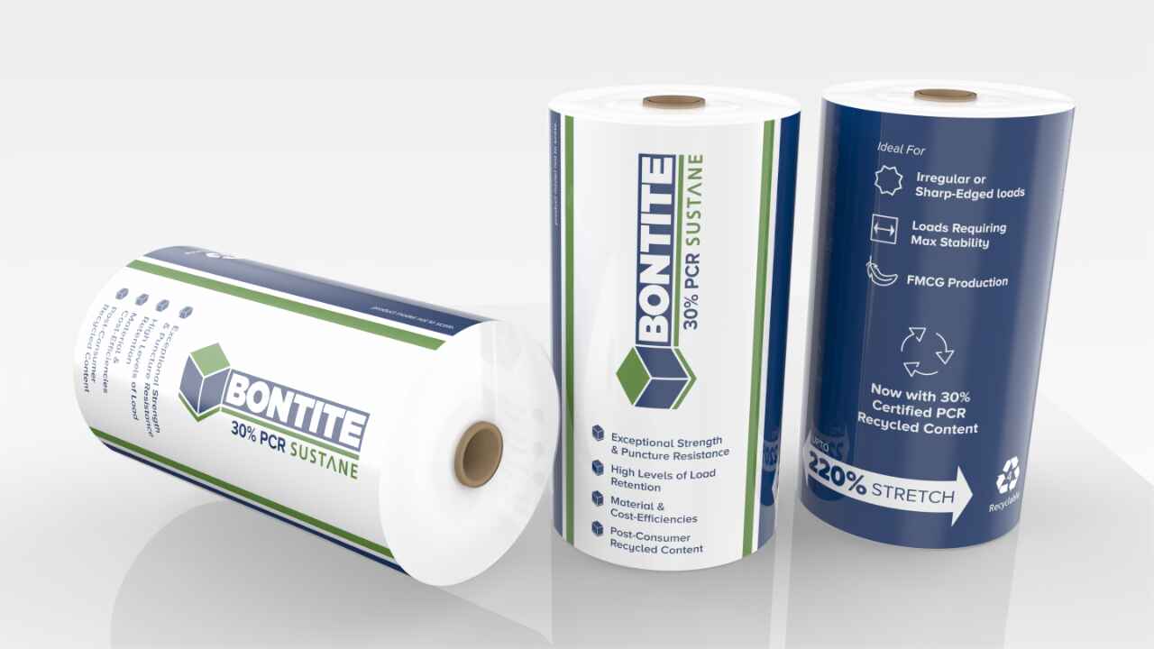 Berry Global unveils Bontite Sustane stretch film | Labels & Labeling