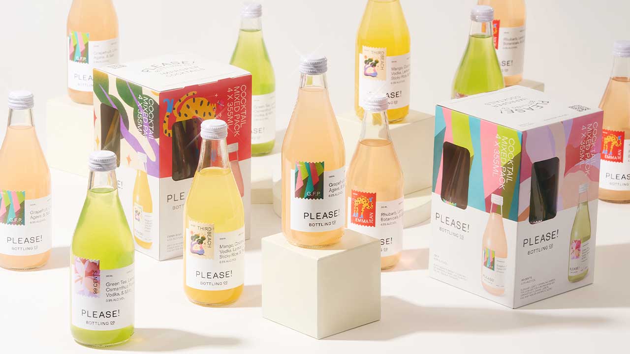 Please Bottling Co. balances simplicity and whimsy | Labels & Labeling