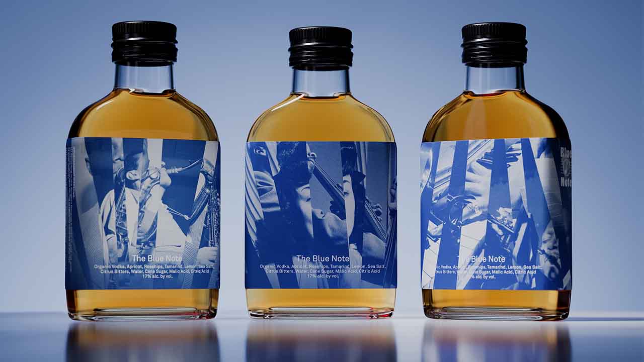 Blue Note collage label design celebrates jazz | Labels & Labeling