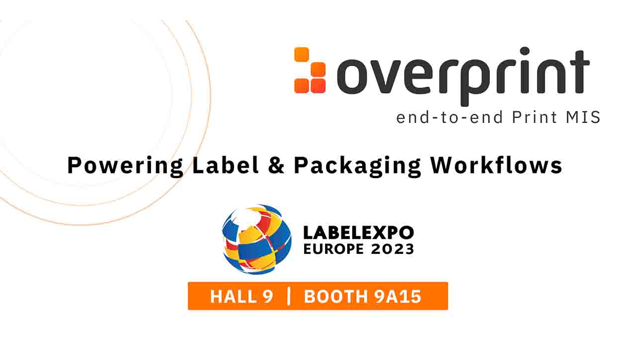 bel shows Overprint MIS at Labelexpo Europe 2023 | Labels & Labeling