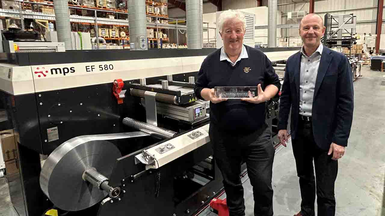 MPS celebrates sales of 1000th press | Labels & Labeling