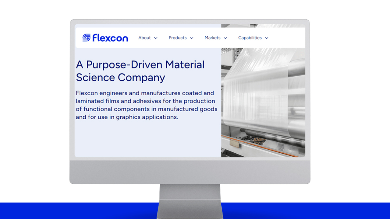 Flexcon launches new website | Labels & Labeling