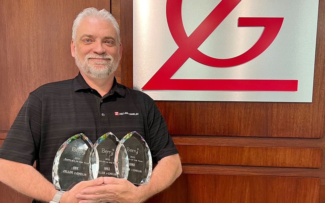 Zeller+Gmelin named Berry Global Ink Supplier of the Year | Labels ...