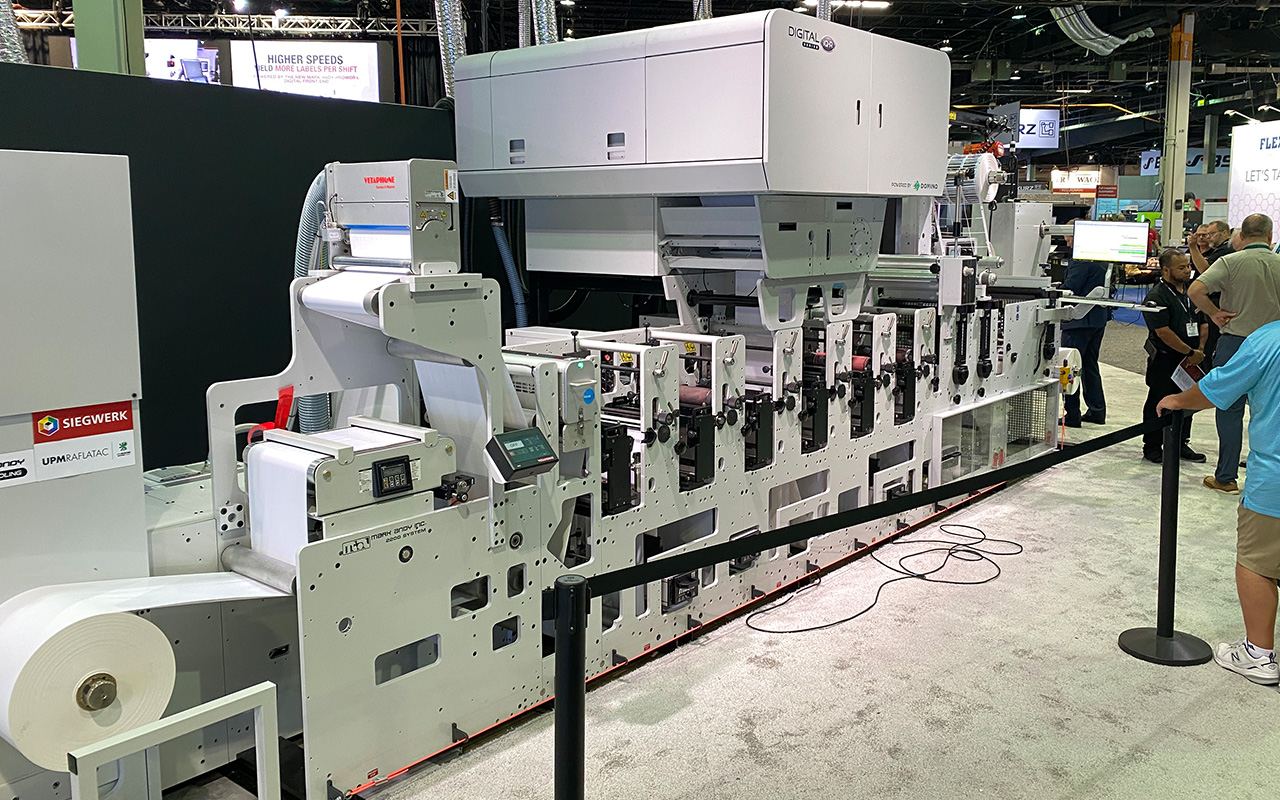 Domino and Mark Andy launch hybrid press | Labels & Labeling