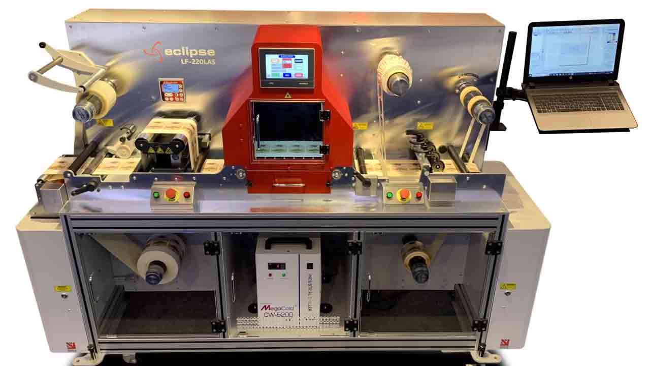 Eclipse launches LF220 LAS laser finishing machine | Labels & Labeling