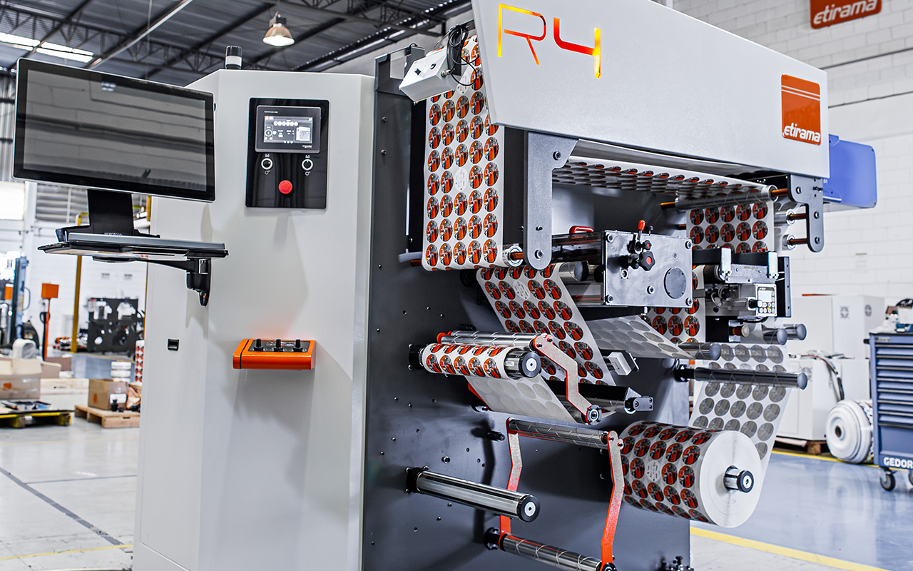 Etirama launches new slitter and rewinder machine | Labels & Labeling