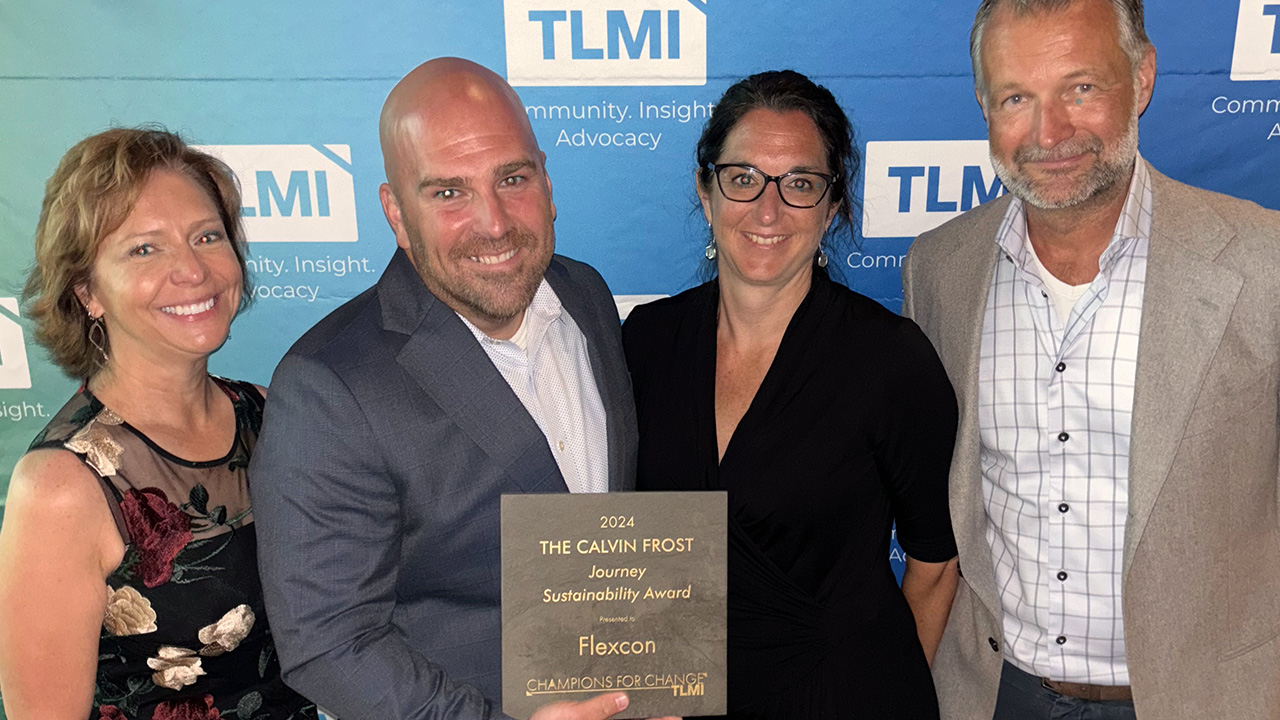 Flexcon Global wins 2024 TLMI Calvin Frost Journey Award for ...