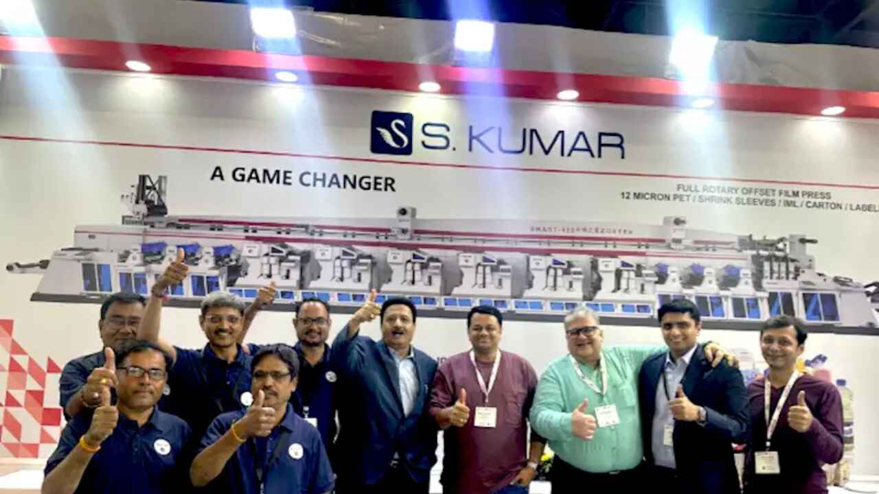 S Kumar closes multiple deals at Labelexpo India 2024 | Labels & Labeling