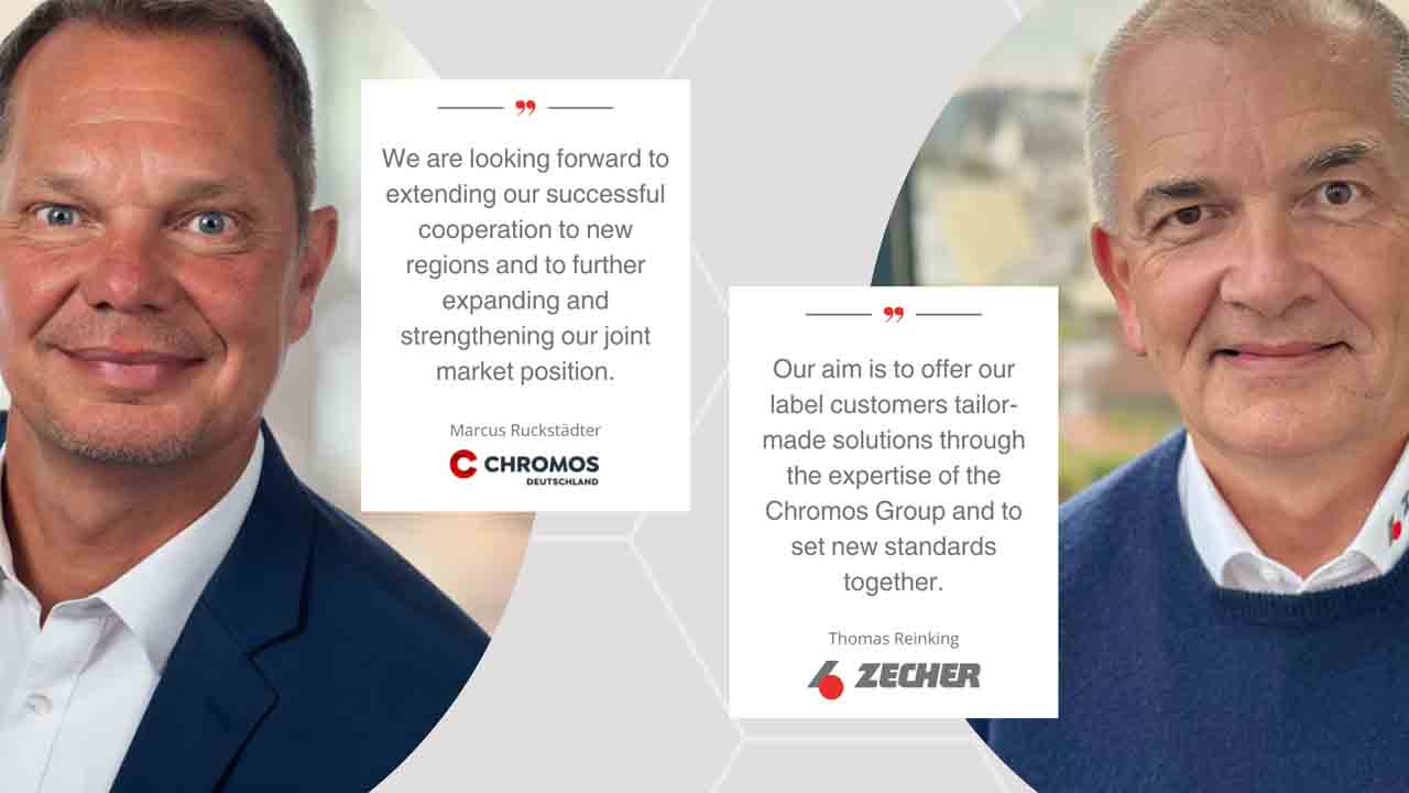 Zecher and Chromos Group expand their partnership | Labels & Labeling