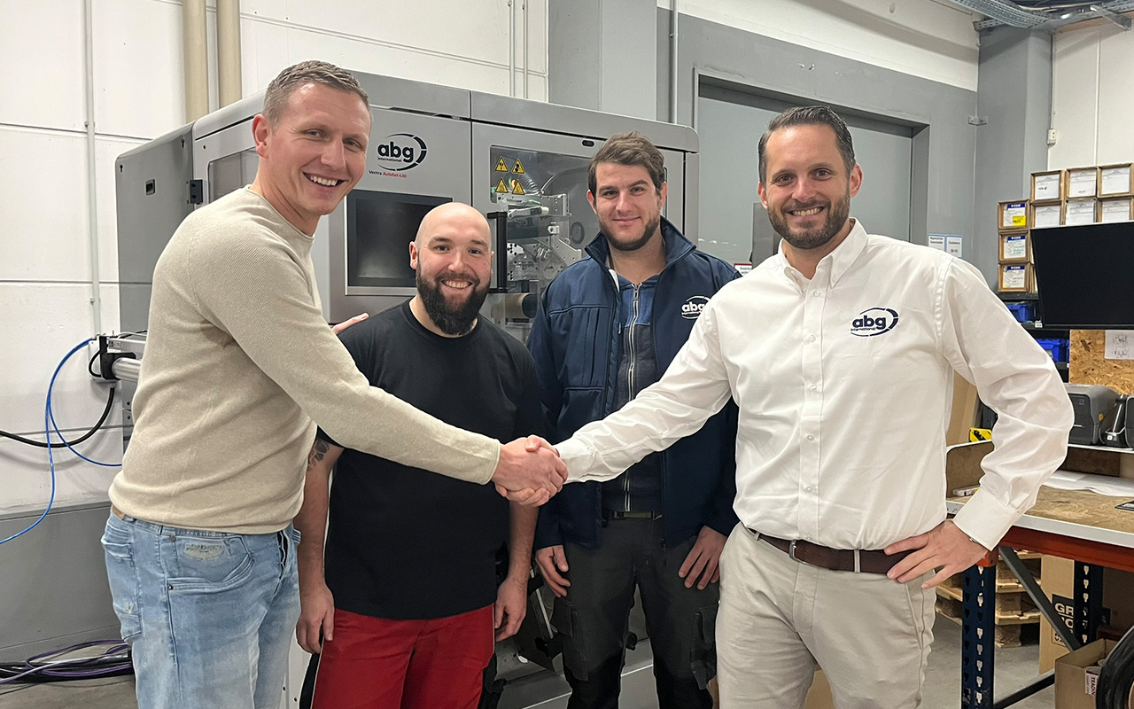 TS Etiketten installs ABG Vectra AutoSet turret rewinder | Labels ...