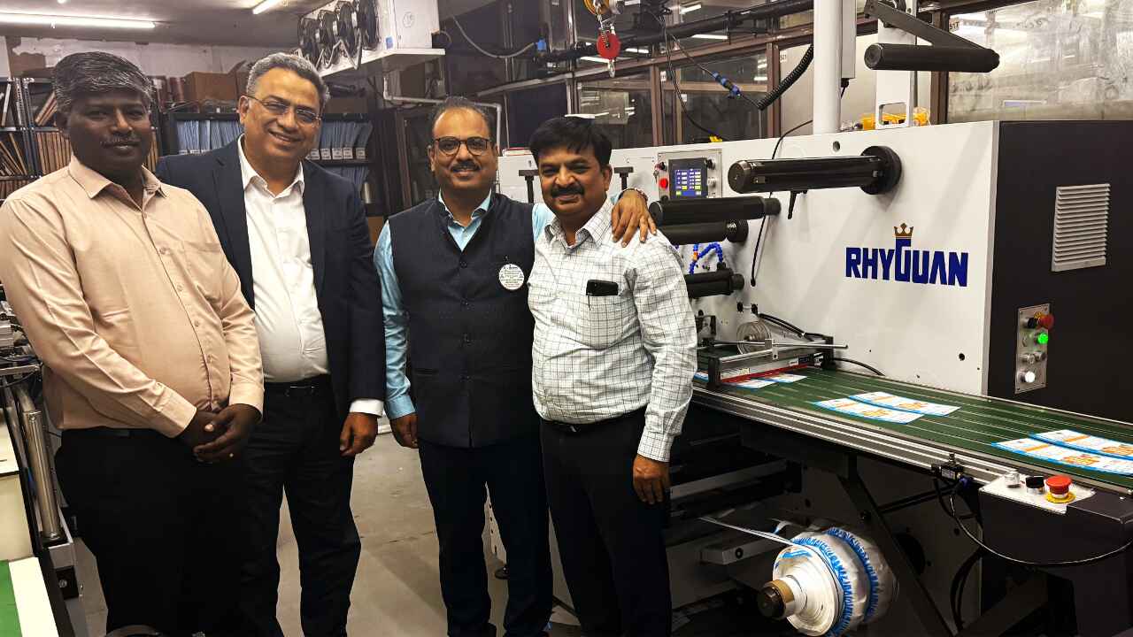 Astron upgrades post-press with a Rhyguan machine | Labels & Labeling