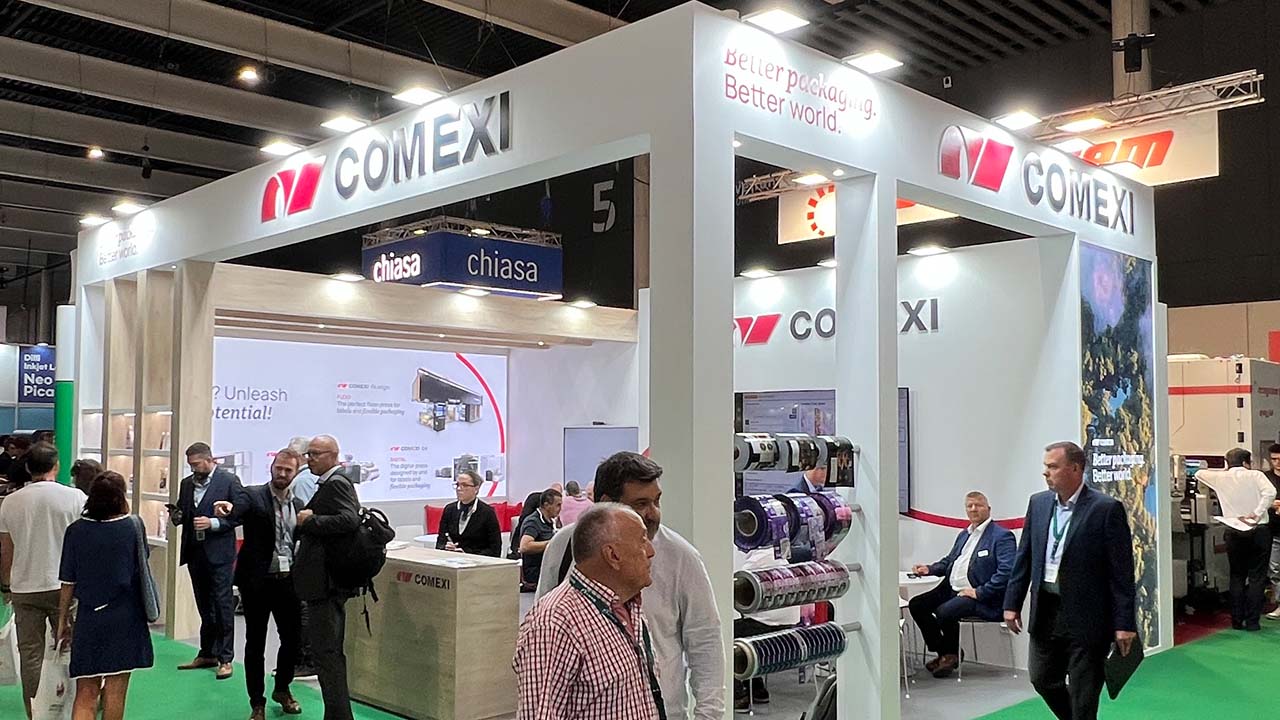 Comexi debuts new compact flexo press at Labelexpo Europe 2025 | Labels ...