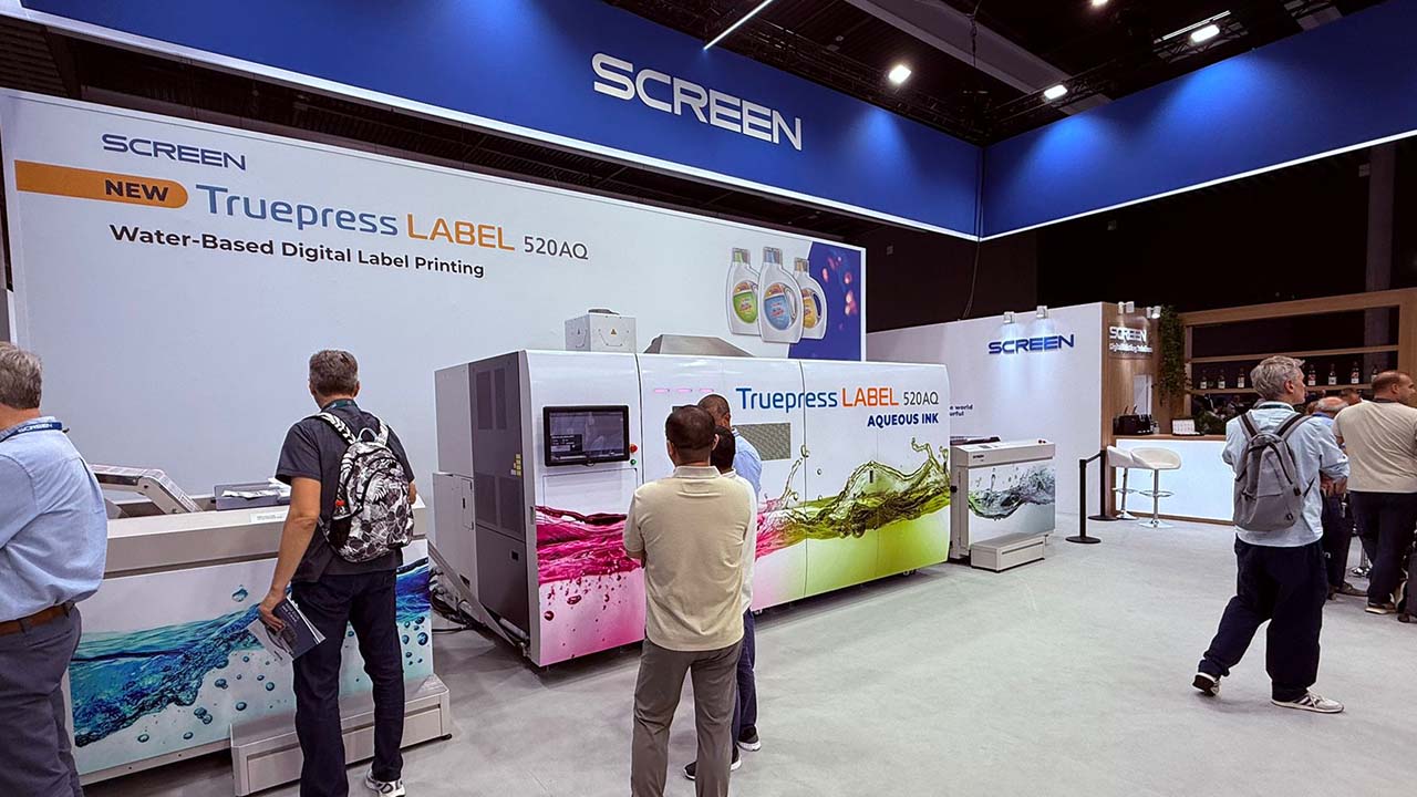 Screen unveils water-based inkjet label press concept | Labels & Labeling