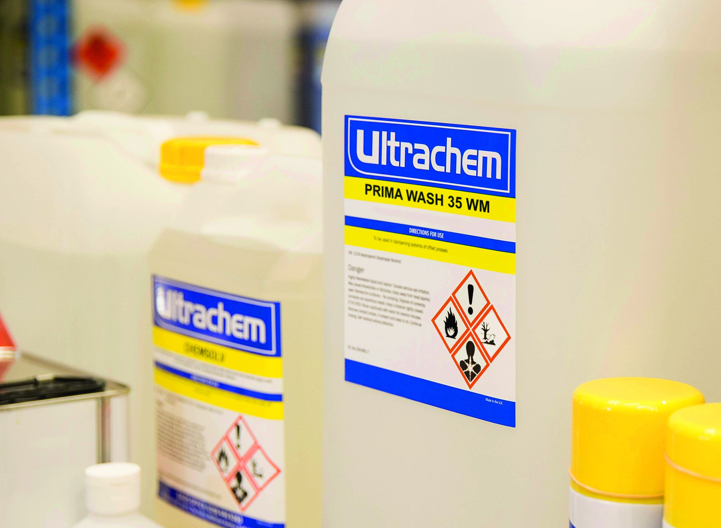 Ultrachem updates blanket and roller wash range | Labels & Labeling
