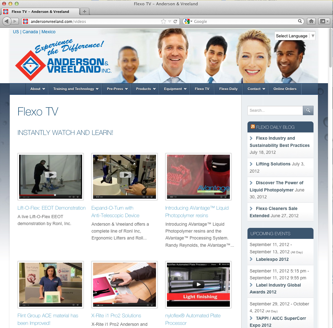 Anderson & Vreeland introduces video resource | Labels & Labeling