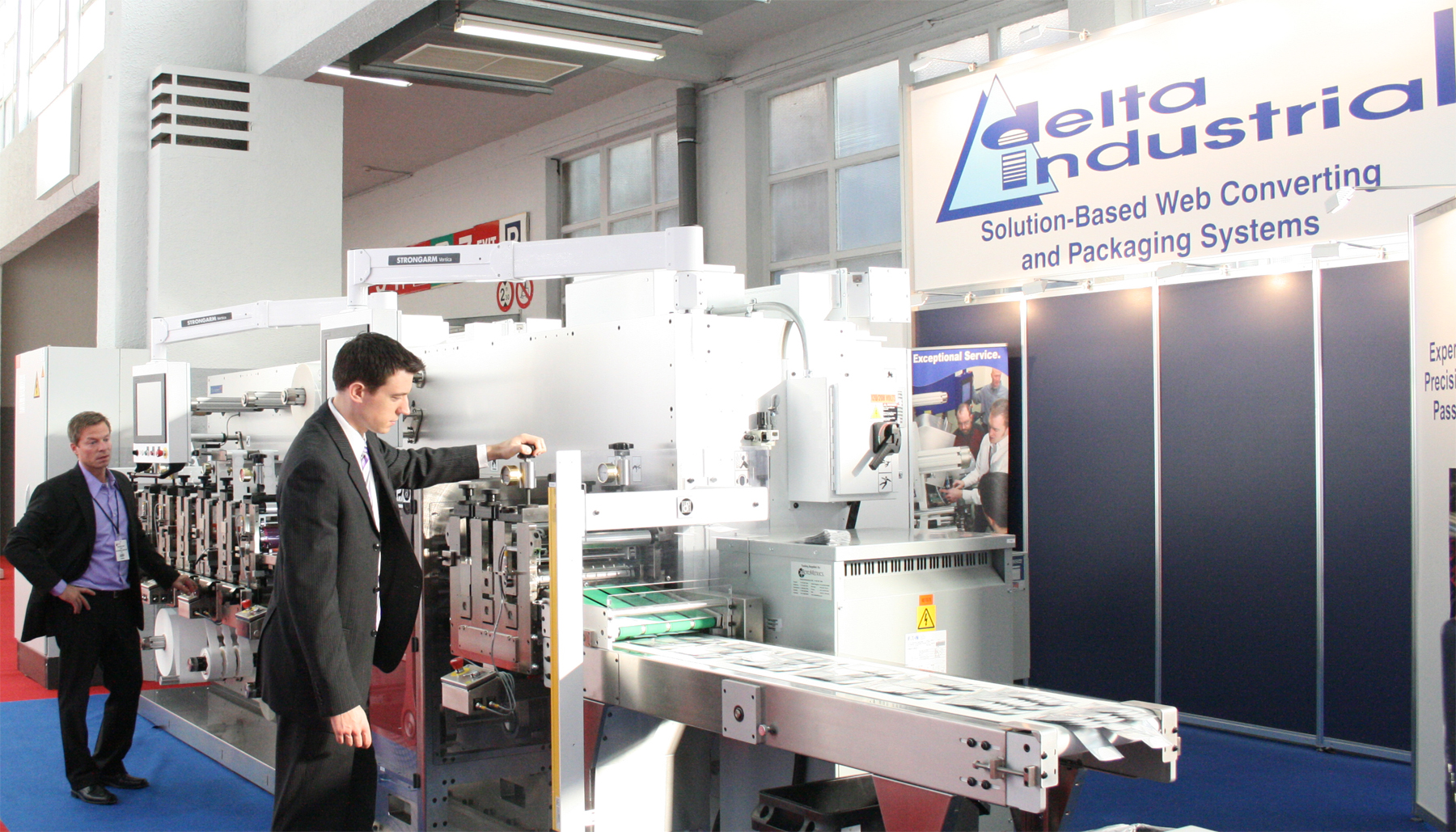 Delta shows custom converting line at Labelexpo | Labels & Labeling