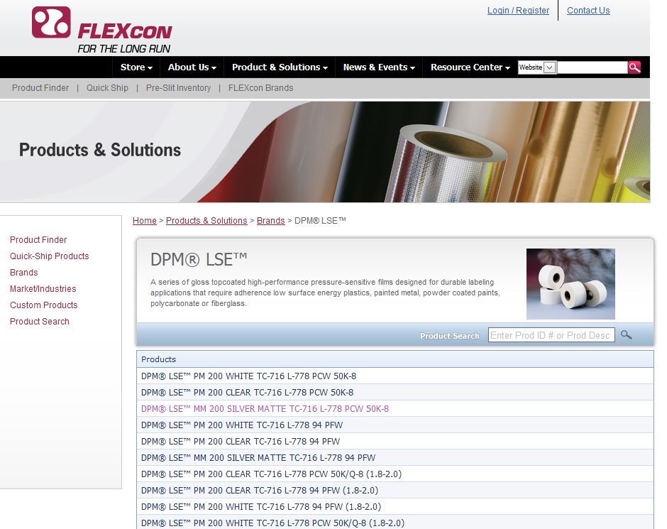 Flexcon adds DPM LSE to its portfolio | Labels & Labeling