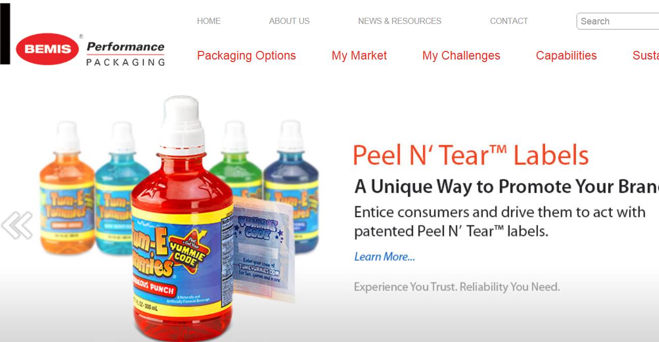 Bemis upgrades performance packaging website | Labels & Labeling