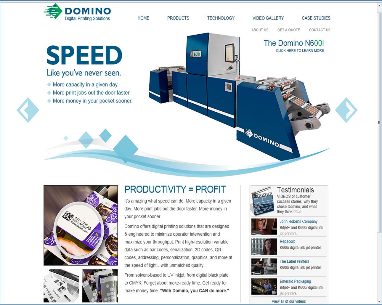 Domino launches digital printing portal | Labels & Labeling