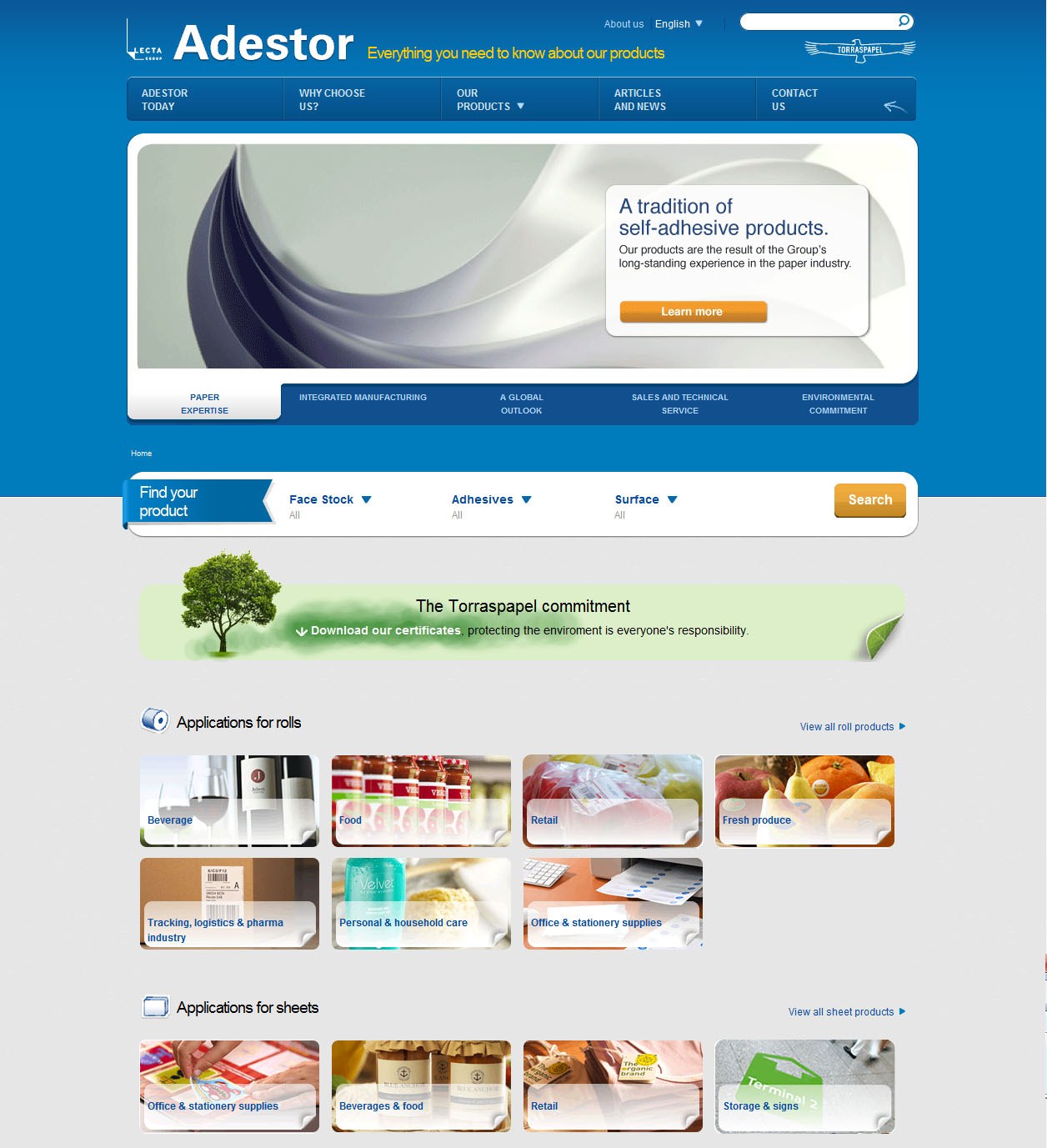 Torraspapel launches website for self-adhesive range | Labels & Labeling