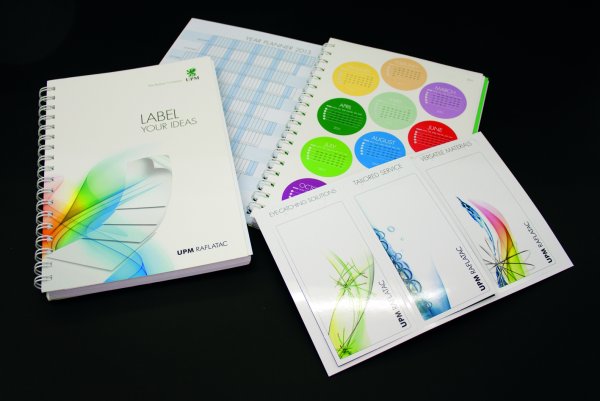 UPM Raflatac showcases products in notebook | Labels & Labeling