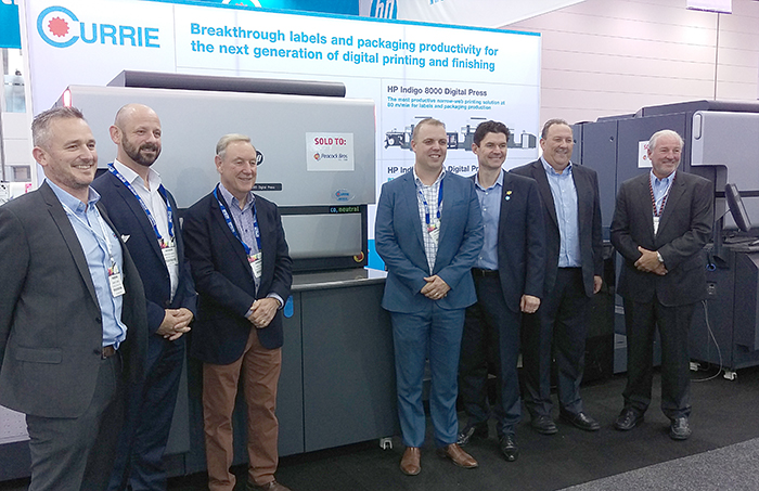 First HP Indigo 8000 in ANZ going to Peacock Bros | Labels & Labeling