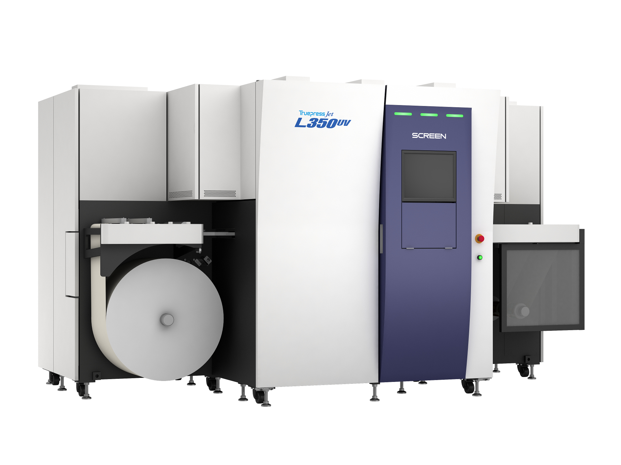 Sticky Labels orders Screen Truepress Jet L350UV inkjet label press ...