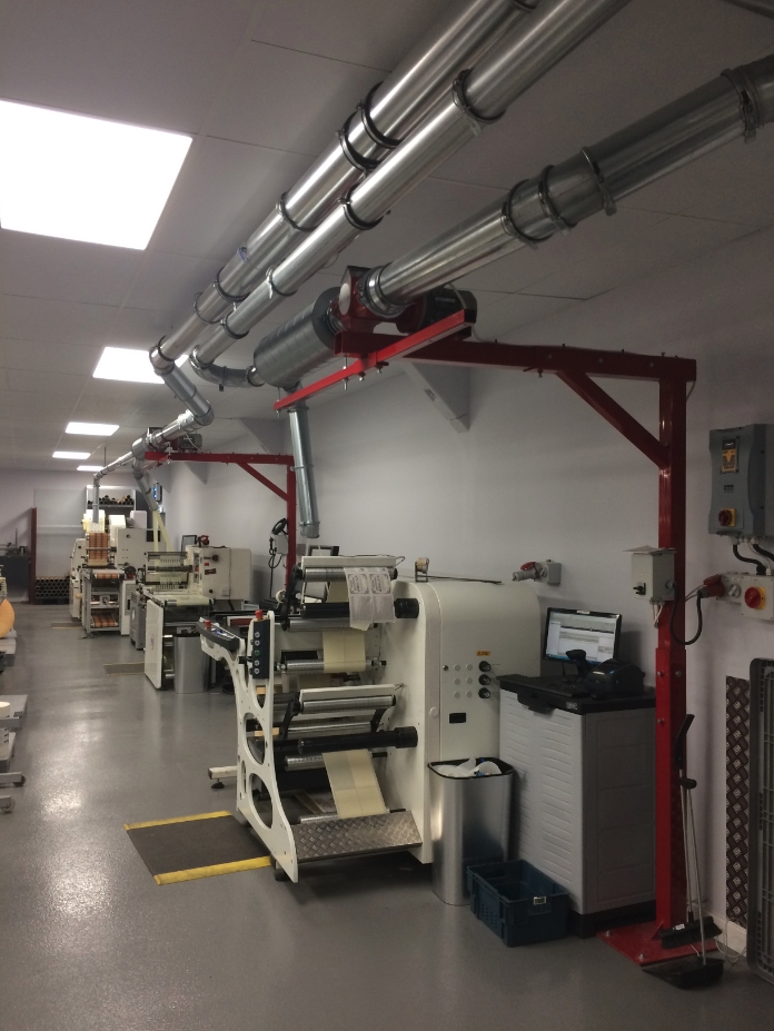 Springfield Solutions installs Matho waste extraction system | Labels ...