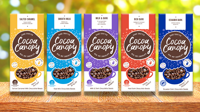 Cocoa Canopy adopts NatureFlex compostable packaging | Labels & Labeling