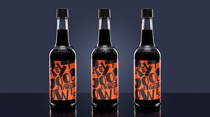 Amberley prints unique labels for Henderson's Relish | Labels & Labeling