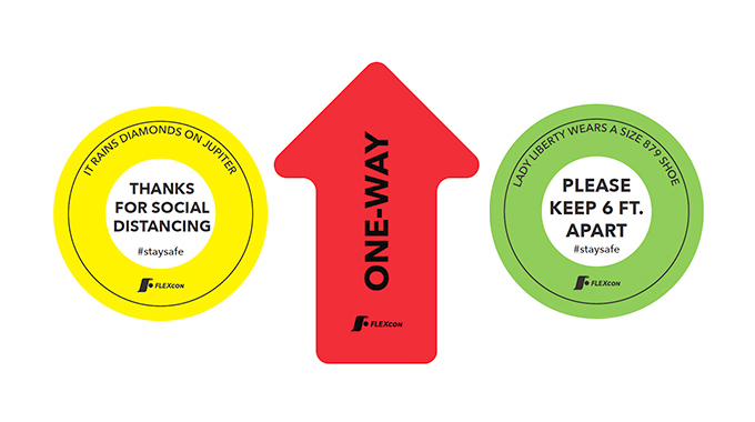 FlexCon introduces floor graphic materials for flexo | Labels & Labeling