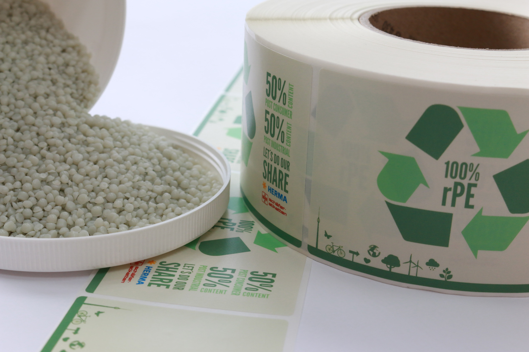 Herma releases PE film made from recycled material | Labels & Labeling