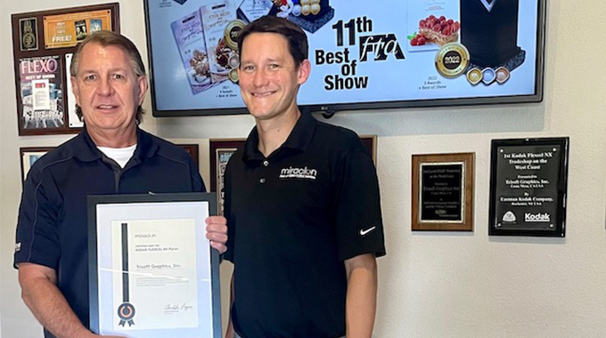 Trisoft Graphics Completes Miraclon Certification Labels Labeling