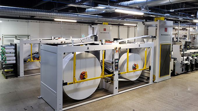 Reflex Labels invests in two Martin Automatic unwind/splicers | Labels ...
