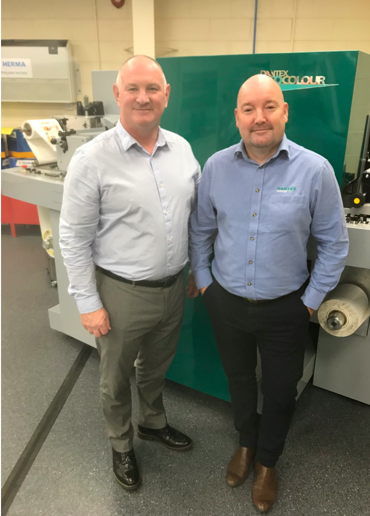 Dantex promotes Andy Abott, Simon Cosh | Labels & Labeling