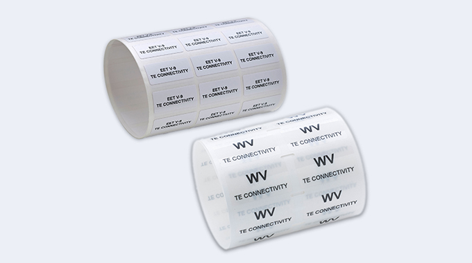 TE launches Wv and EET V-9 white vinyl labels | Labels & Labeling