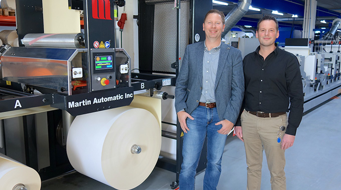 Zolemba installs Martin Automatic unwind splicer | Labels & Labeling