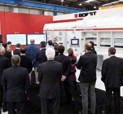 Bobst demonstrates processes at opening of Manchester technology center ...