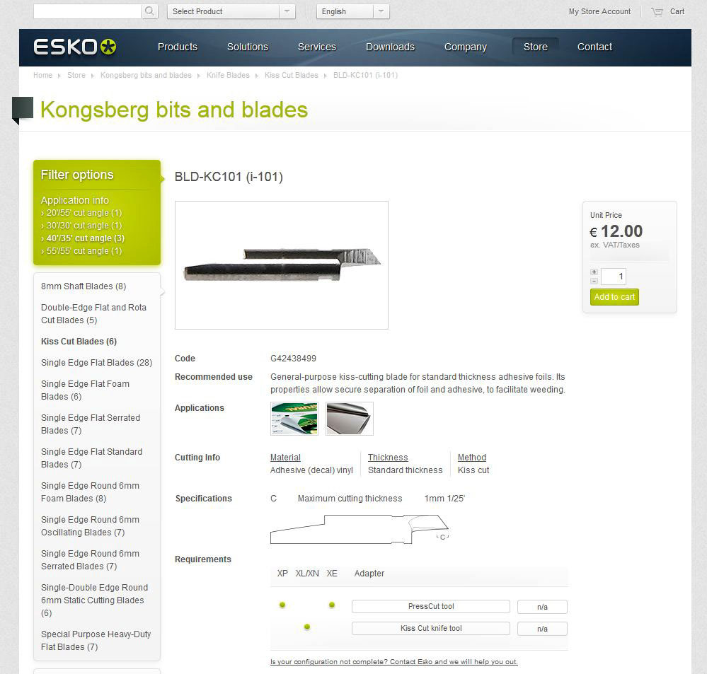 Esko opens online parts shop | Labels & Labeling
