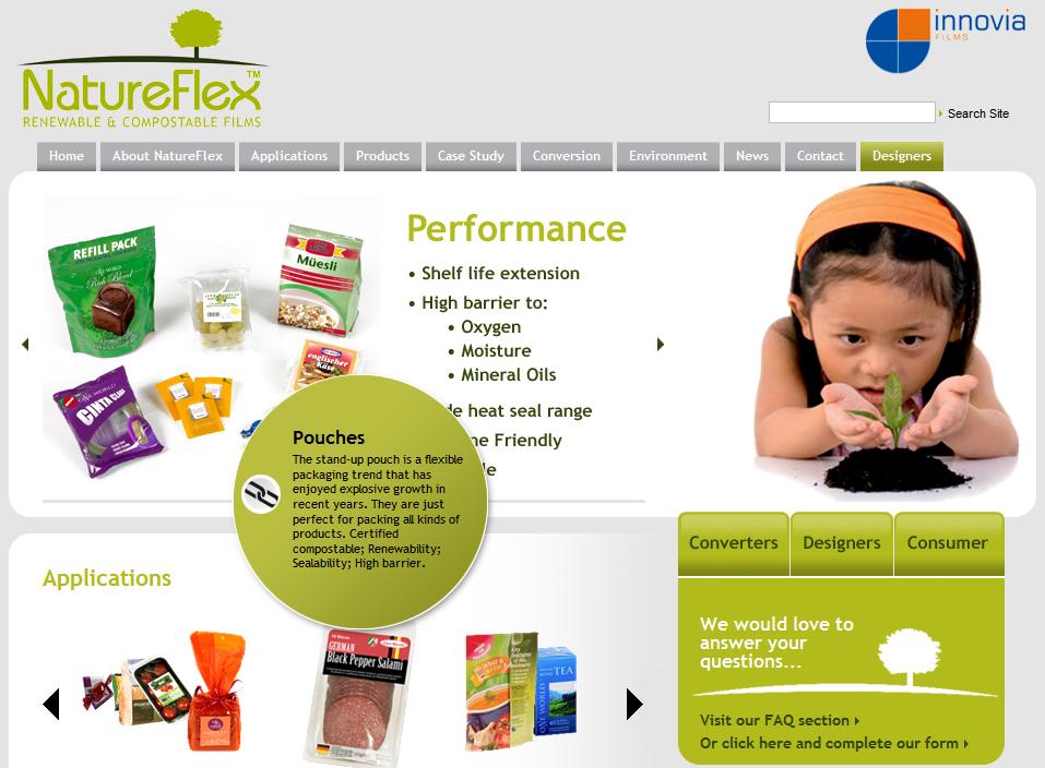 Innovia launches NatureFlex website | Labels & Labeling