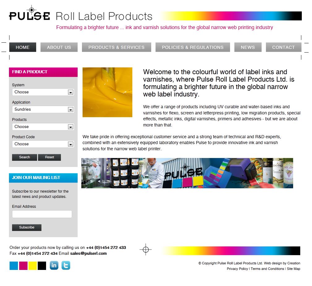 Pulse Roll Label Products launches new website | Labels & Labeling