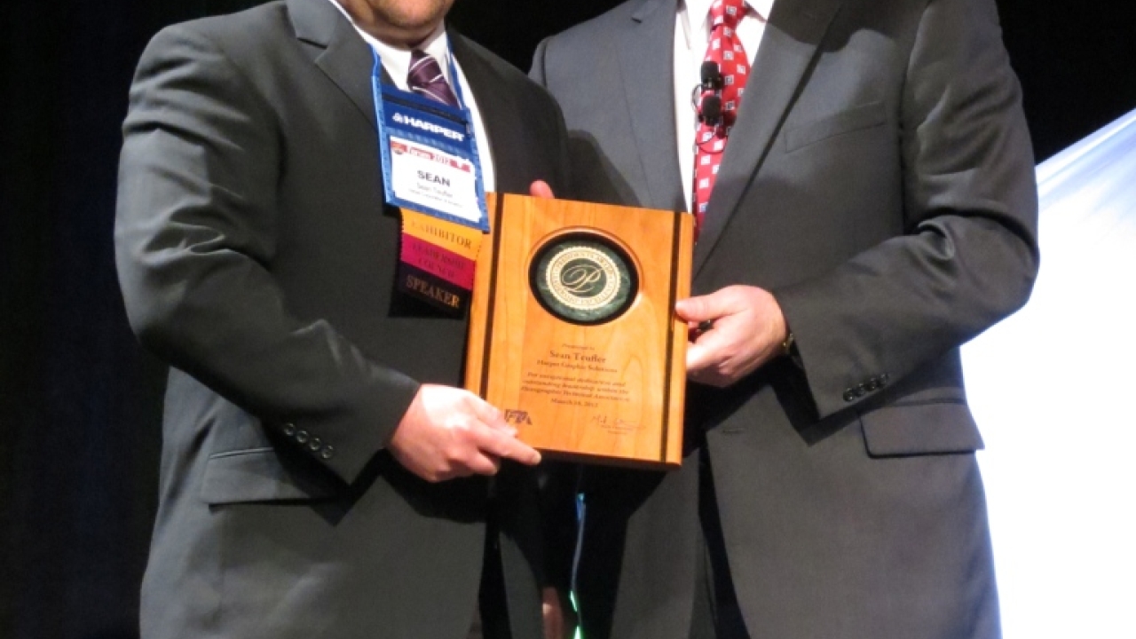 Harper's Sean Teufler receives FTA President's Award | Labels & Labeling Harper's Sean Teufler receives FTA President's Award | Labels & Labeling